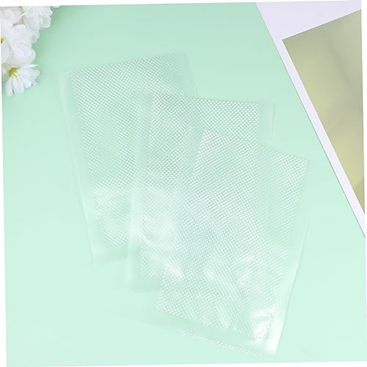 LABRIMP 100pcs Vacuum Sealer Bags Fridge Food Bag Fresh Keeping Bags Triturador De Grocery Storage Bags Clear Packaging Bags Clear Packing Bags Leak Proof Travel Containers