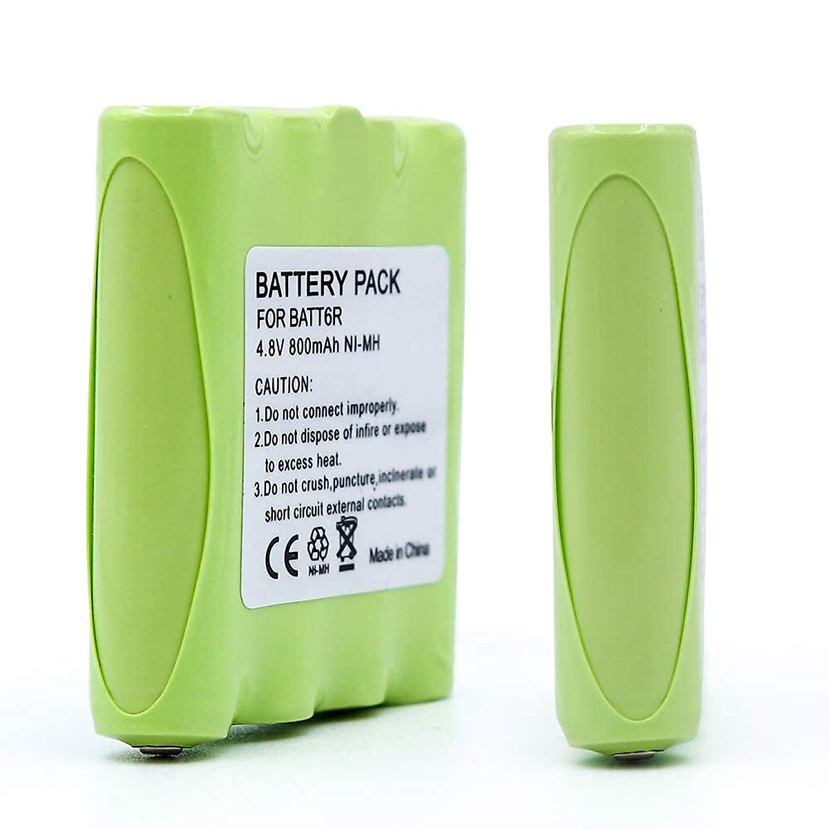 Aimtobest BATT6R BATT-6R 800mAh Ni-MH Battery Compatible for AVP8 AVP-8 LXT330 LXT380 LXT500 LXT500VP3 LXT535 LXT535VP3 LXT560 LXT560VP3 LXT317 LXT318 Two Way Radio (4 Pack)