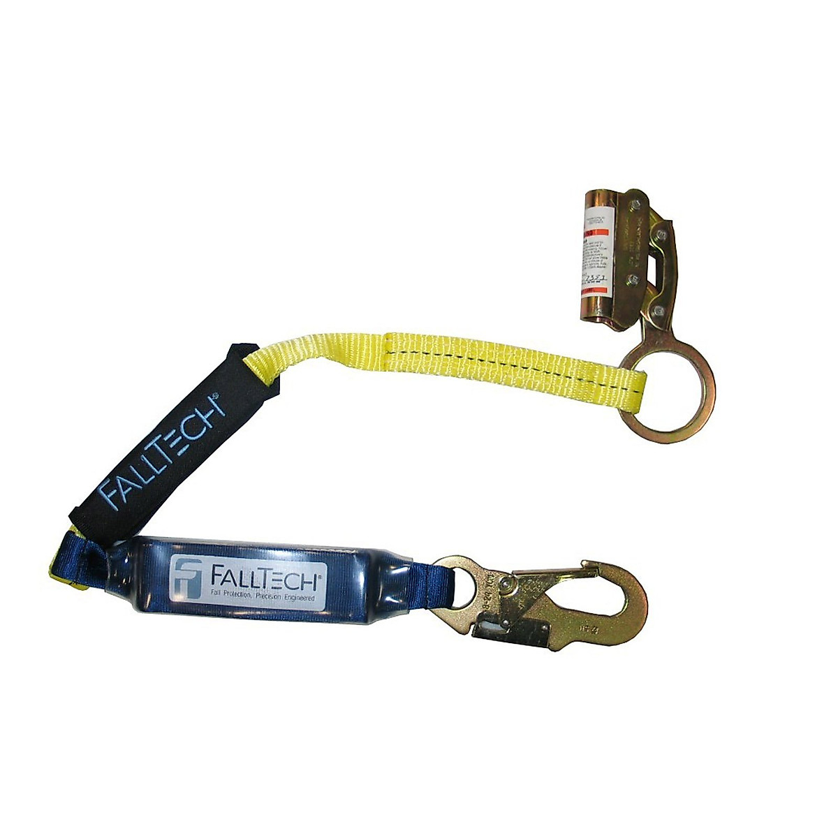 FallTech 8353LT Manual Grab with SoftPack 3-Foot Shock Absorbing Lanyard
