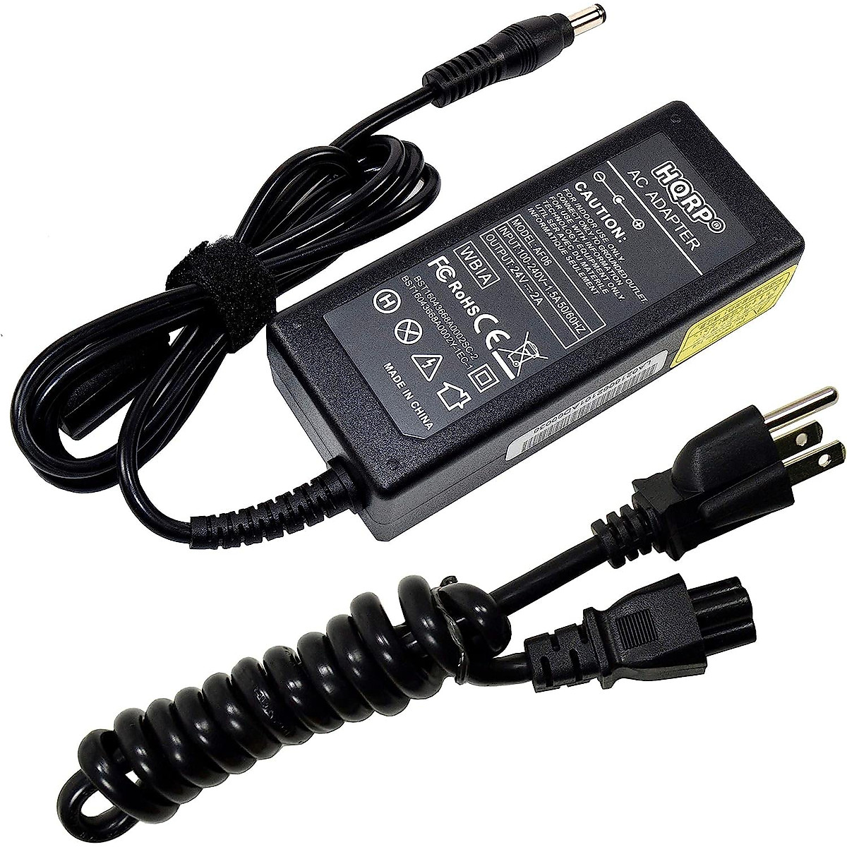 HQRP 24V AC Adapter Charger Compatible with Microsoft WRW01 WRWO1 WRW02 WRWO2XBOX 360 X Box 360 Racing Wheel Spare Replacement Power Supply PSU Cord Adaptor + Euro Plug Adapter