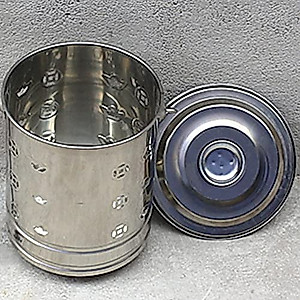 LIFKOME Outdoor Compost Bin Burn Incinerator Cage Garden Incinerator Bin Burning Leaves Stainless Steel Burn Incinerator Bin for Garden Leaf Trash Wood Backyard Bonfire Burn Cage