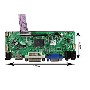 VSDISPLAY HD-MI DVI VGA Audio LCD Controller Board M.NT68676 Compatible with 32" 32 inch 1920x1080 HV320FHB N00 N02 N10 N80 N4K F40 LVDS Interface LCD Screen