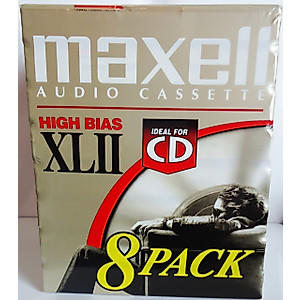 Maxell High Bias XL-II 90 Audio Cassette Tape (8 pack)
