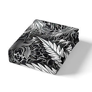 Marijuana Weed Leaf Bedding Set Full Size Psychedelic Cannabis Leaves Duvet Cover Hippie Marijuana Weed Green Leaf Comforter Cover Grey Trippy Hemp Bed Set Quilt Cover 3Pcs (No Comforter)