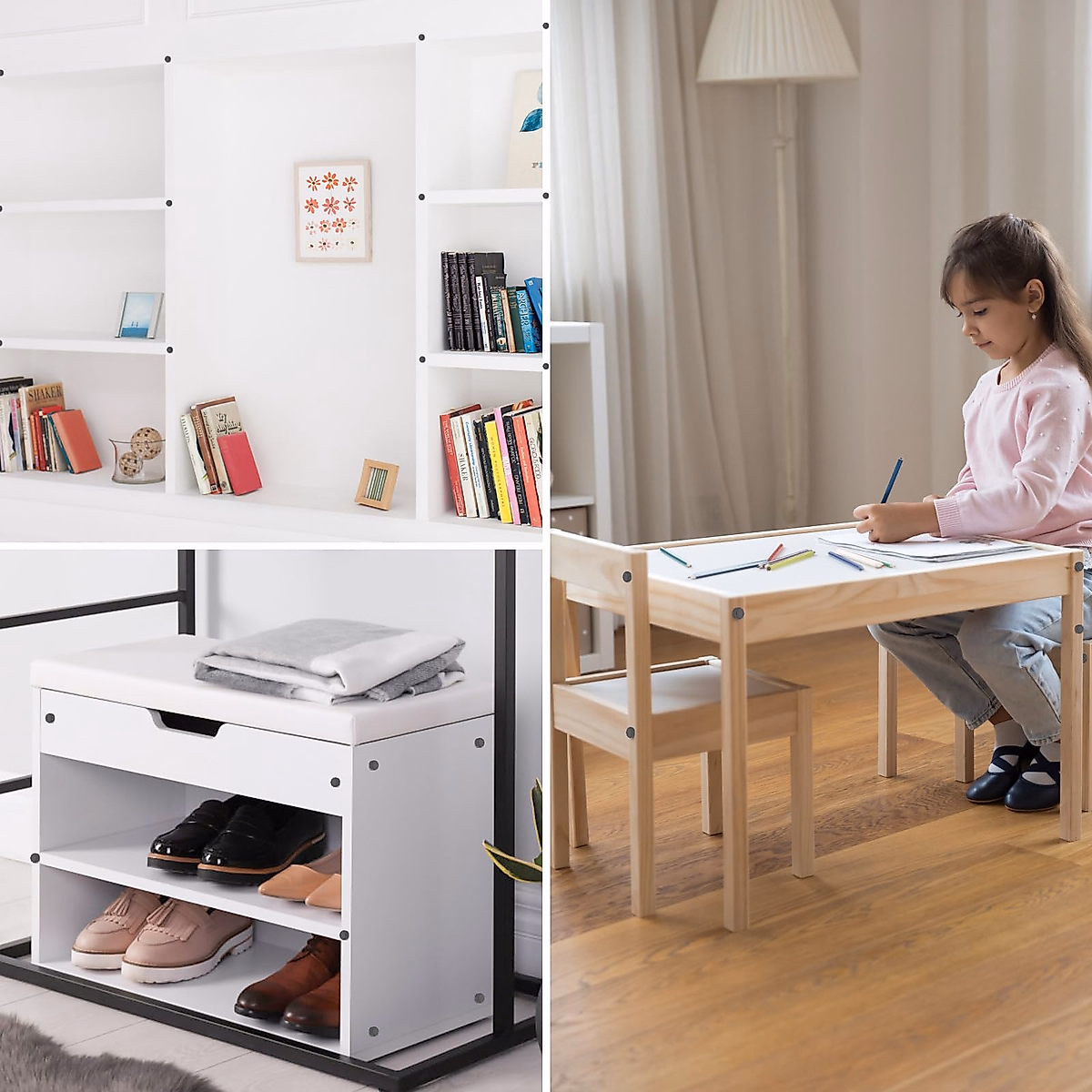 Aleric 100pcs Screw Caps, 5mm ID Plastic Hinged Screw Cover Caps, Folding Shutter Screw Covers Cap Snap Washer Covers Flip Tops for Covering Screw Heads, Screw Protection Caps (Medium, Black)