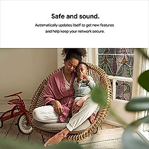 Google Wifi - AC1200 - Mesh WiFi System - Wifi Router - 4500 Sq Ft Coverage - 3 pack