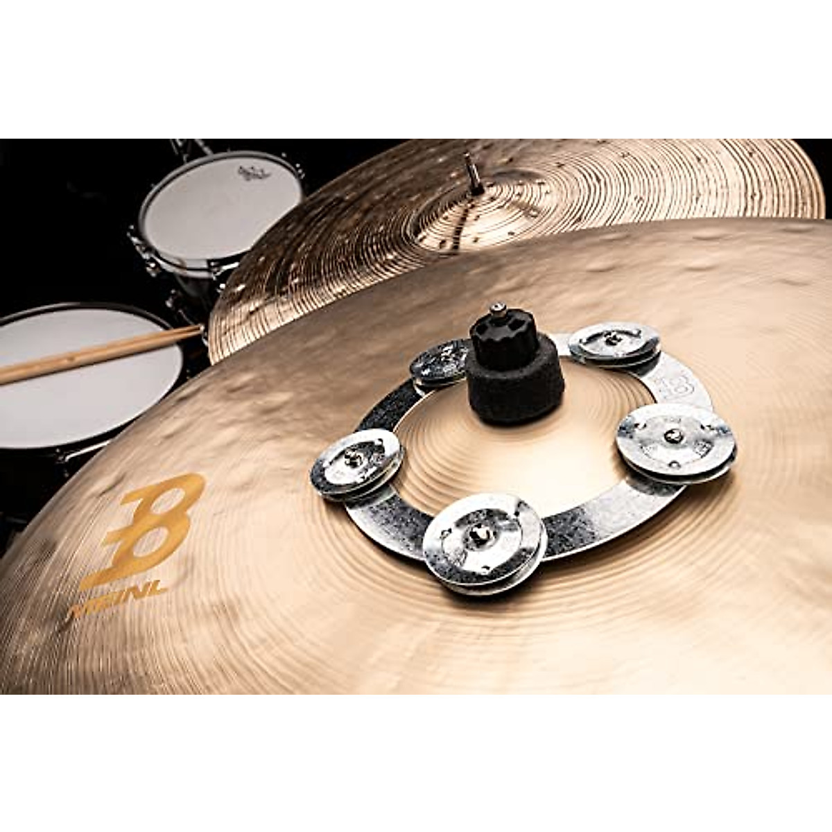 Meinl Cymbals Dry Ching Ring Tambourine Jingle Effect — NOT Made in China — for Hihats, Crashes, Rides and Stacks (DCRING)