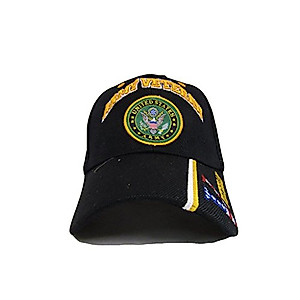 Auhafaly United States Army Veteran Men's Standard Baseball, Black, One Size