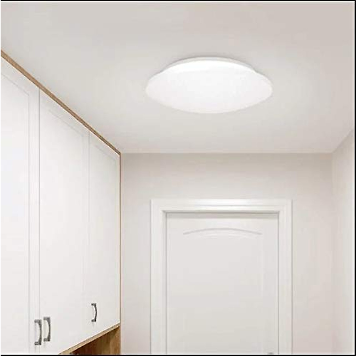 iLett LED 15 Watts Flush Mount Fixture Ceiling Light, Mushroom Shape, Ultra Light Weight, 10.5 inches, 1200lm, 6500K, 85V-265V