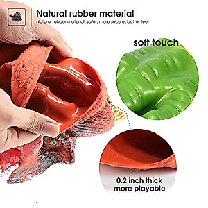 Dinosaur Toys Puppets for Kids, t rex Dinosaur playset Toys Dino Claw for Boys, 6 pcs