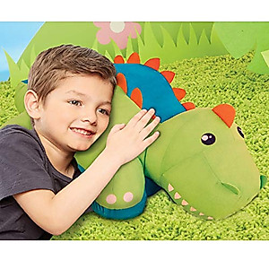 Little Tikes Dino Pillow Racer, Soft Plush Ride-On Toy for Kids Ages 1.5 Years and Up