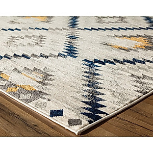 CosmoLiving by Cosmopolitan Area Rug, 6'x9'0", Kilim Gold