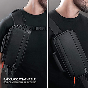 bionik BNK-9030 Commuter Reinforced Tactile Bag for Nintendo Switch and Accessories, Black