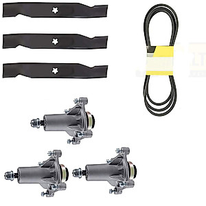 RAParts New Deck Rebuild Kit Fits Husqvarna YTH2448 YTH2148 GTH2548 GTH250 YTH2748 GTH 2248XPA Blade Spindle Belt