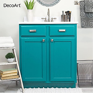 DecoArt Americana Decor Satin Enamels - 2 Pack 8 Oz Classic Black Acrylic Paint Set for Wall Decor, Kitchen Decor, Home Decor Wall Art - DIY Projects & Home Design Furniture Paint Set with E-book