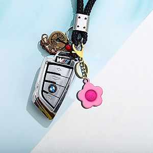 SVNVIOZ 3-Pack Simple Dimple Push Pop-It Fidget Toys Christmas Stocking Stuffing, Pop Keychain Toy Single Popit Fidget Mini Toy with Buckle Ring Stress Relief and Anti-Anxiety Puzzle Fun for Kids