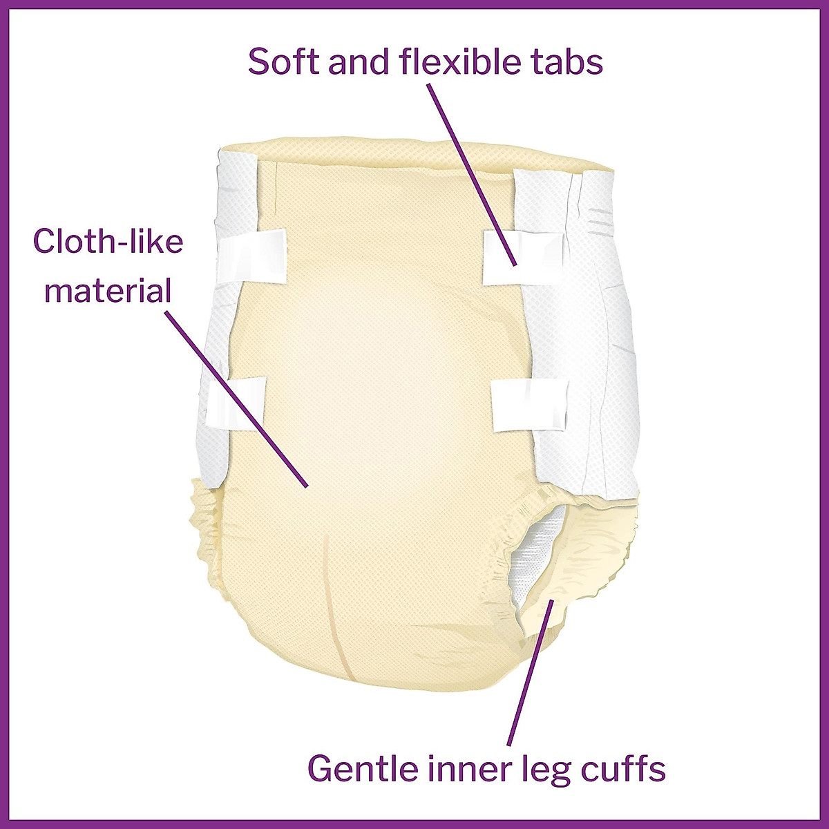 McKesson Ultimate Briefs, Incontinence, Maximum Absorbency, XL, 15 Count, 4 Packs, 60 Total