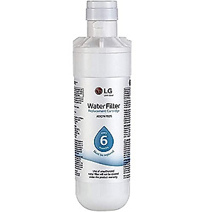 LG LT1000P - 6 Month / 200 Gallon Capacity Replacement Refrigerator Water Filter (NSF42, NSF53, and NSF401) ADQ74793501, ADQ75795105, or AGF80300704 , White