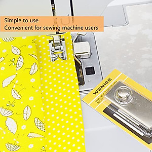 Magnetic Seam Guide for Sewing Machine,WENICE 2 Pieces Sewing Machine Accessories of Guide Magnets