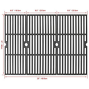 Hisencn Grill Replacement Parts for Charbroil Performance 475 4 Burner 463377319 463347017, 463361017, 463673017, 463376018P2, 304 Stainless Steel Grill Parts Kit and Grill Grates for Charbroil Grill