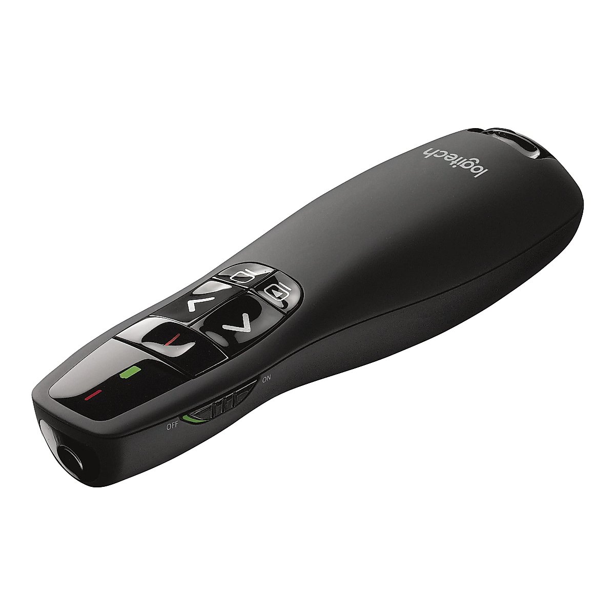 Logitech Wireless Presenter R400, Wireless Presentation Remote Clicker with 50 ft Red Laser Pointer 910-001356