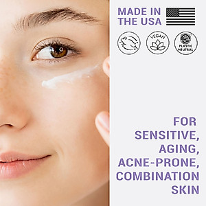 Bakuchiol Face Serum - USA Made with Natural & Organic Ingredients, Plant Based Retinol Alternative for Sensitive Skin, Smoothes Wrinkles & Fine Lines, Anti Aging Serum for Face, Skin Care Serum