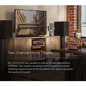 Marantz STEREO 70s 2-Ch AV Receiver (75W X 2) - 4K/120 and 8K Compact Home Theater Receiver, Class A/B Amplification, Supports Spotify Connect, Airplay 2, Bluetooth, & More via Wi-Fi & HEOS Multi-Room