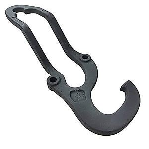 GaeaAuto Front Tow Hooks and Bezel Bracket with Hardware Replacement fit for 2009-2019 Dodge Ram 1500 #82210967 68196982AA