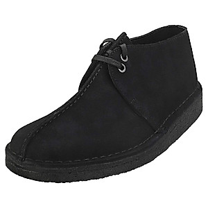 Clarks ORIGINALS Mens Desert Trek Suede Black Shoes 11.5 US