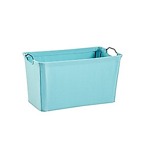 ClosetMaid 1627 Wide Wire Frame Fabric Bin, Aqua