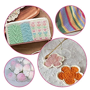 3 mm Crochet Hook, Ergonomic Handle for Arthritic Hands, Extra Long  Knitting Needles for Beginners and Crocheting Yarn (3 mm)