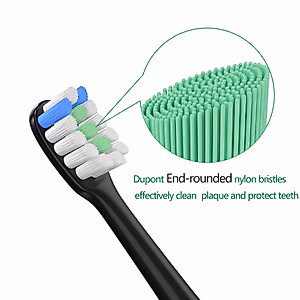 WuYan 4 Pack Toothbrush Heads for Xiaomi Deep Cleaning, Automatic Electric Sonic Replacement Tooth Brush for Soocare X3 Electric toothbrushes, with Travel Caps