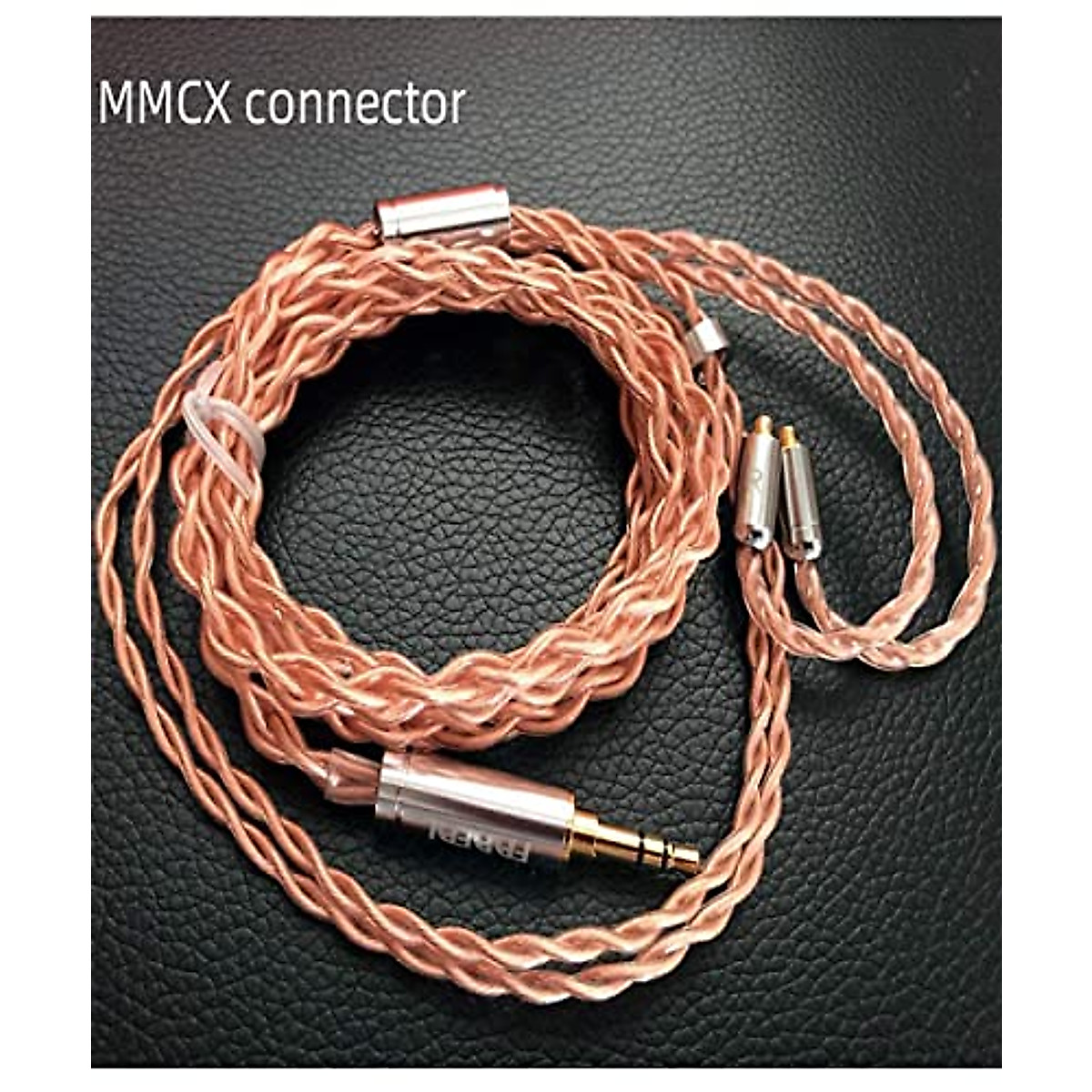 FAAEAL Upgraded Version of 8-core high-Purity Copper Earphone Cable,mmcx Connector for Shure SE846 SE535 SE215 SE315 SE425 UE900s MAGAOSI K5 LZ A4 A5 TIN Audio T2 T3 BGVP Earphones 4.9ft(3.5mm Plug)