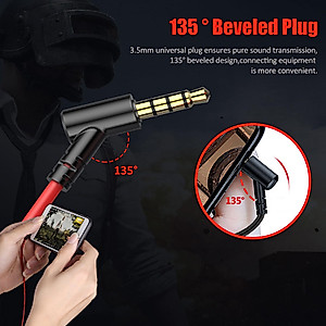 YYUNJINI Gaming Headset with Microphone Wired Gaming Earbuds PC for PS4 PS5 Xbox One Playstation 5 Games Mobile Phone,Detachable Stereo Bass Earphones Noise Cancelling Gaming Headphones with Mic Black