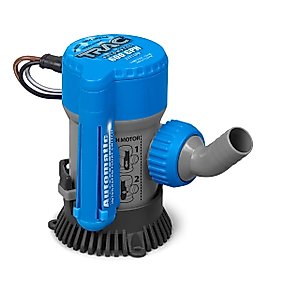 Trac Outdoors Automatic Bilge Pump, 600 GPH, 3/4" Outlet - Designed for Easy Installation and Retrofitting - Ideal for All Watercraft (69310)
