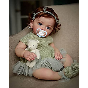 Angelbaby Realistic Reborn 24" Toddler Doll - Soft, Weighted & Lifelike for Children Gifts