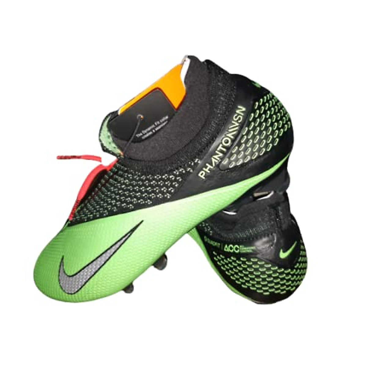 Nike Phantom VSN 2 Elite DF FG Mens Football Boots CD4161 Soccer Cleats (UK 10 US 11 EU 45, Black Metallic Platinum 036)