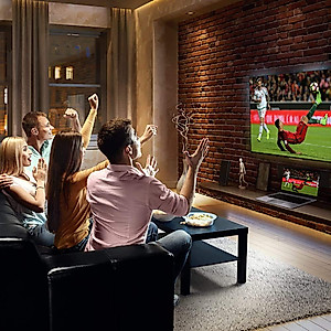 JSAUX 4K Long HDMI Cable 2 Pack 25 ft, 18Gbps High Speed HDMI 2.0 Braided Cord, 4K 60Hz HDR, 2K 1440P 144Hz, 1080p, HDCP 2.2, 3D, ARC, Ethernet Compatible for Monitor Smart TV PC PS5 PS4 Blu-ray -Red