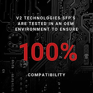 1000BASE-T SFP Compatible with Enterasys, 100 Meters DDM Copper Equivalent to MGBIC-02, SFP to RJ45, V2 Technologies Networking Transceivers