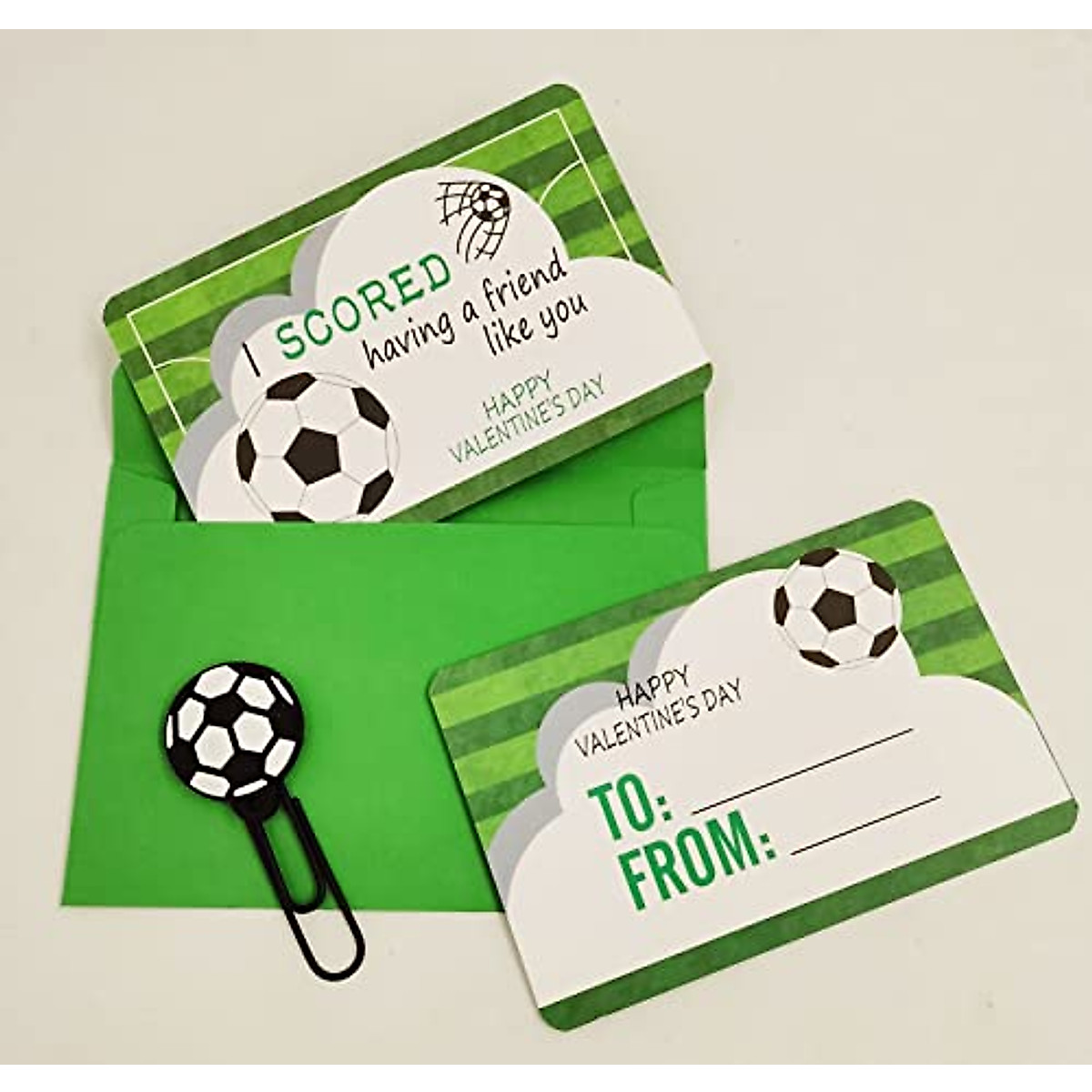 Sports Valentines for Kids Classroom Exchange 24 pcs Sports Bookmarks Basketball Football Baseball Valentines