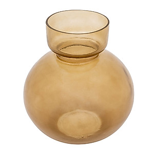 Creative Co-Op Modern Glass Vase, Olive Green