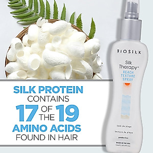 BioSilk Beach Texture, Styling Salt Spray for Natural Waves & Texture, Sulfate, Paraben, & Cruelty-Free, 5.64 oz