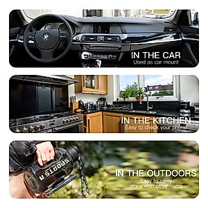 Brujula Magnetic Phone Holder, Universal Car Cellphone Mount, [Super Strong Magnetic][Compatible with All Phones], Attracts to Convex Surface