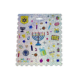 Rite Lite Sticker Book for Kids - Over 300 Chanukah Stickers! Hanukkah Jewish Arts and Crafts Stickers Gifts Hanukkah Decorations Album for Scrapbooks, Planners, Gifts and Rewards!