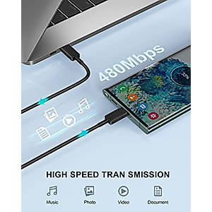 USB C Wall Charger,45W Super Fast Charger and 5FT Type C Charger Cable Fast Charging for Samsung Galaxy S22/S22 Ultra/S22+/S21/S21Ultra/S21+/S20/S20Ultra/Note20/Note 20Ultra/Note10+/iPad Pro12.9/11