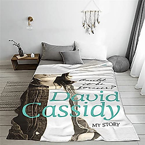 David Cassidy Blanket Flannel Fleece Throw Blankets All Seasons Bed Couch Office Indoor Outdoors