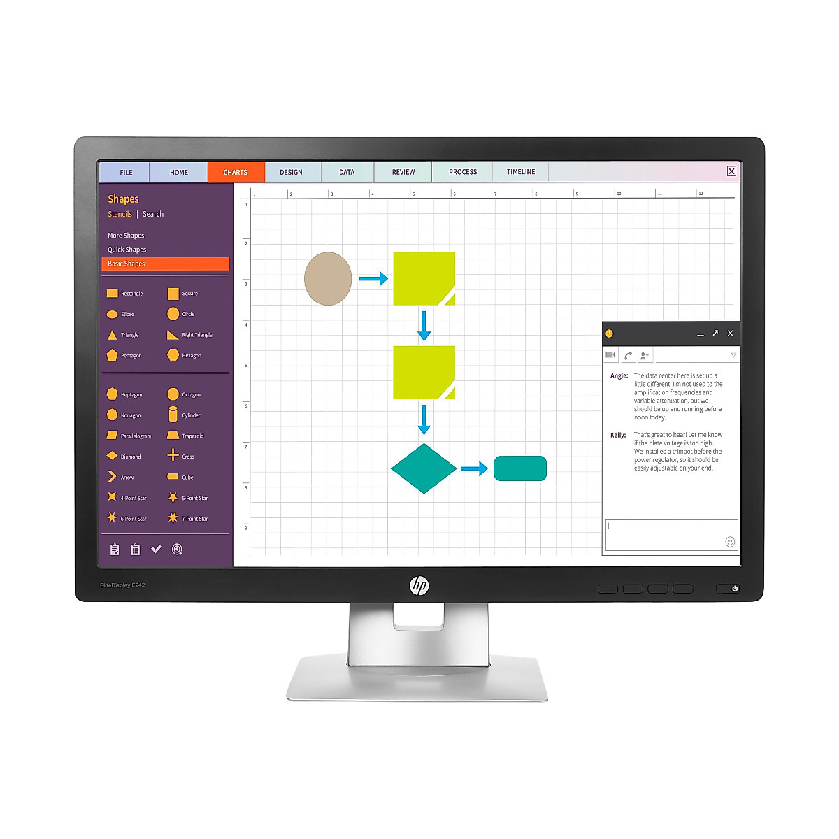 HP-CTO M1P02AA#ABA 24" EliteDisplay E242 Monitor