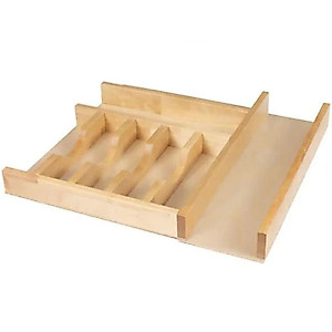 Hardware Resources 21" Adjustable Drop-In Cutlery Drawer Insert