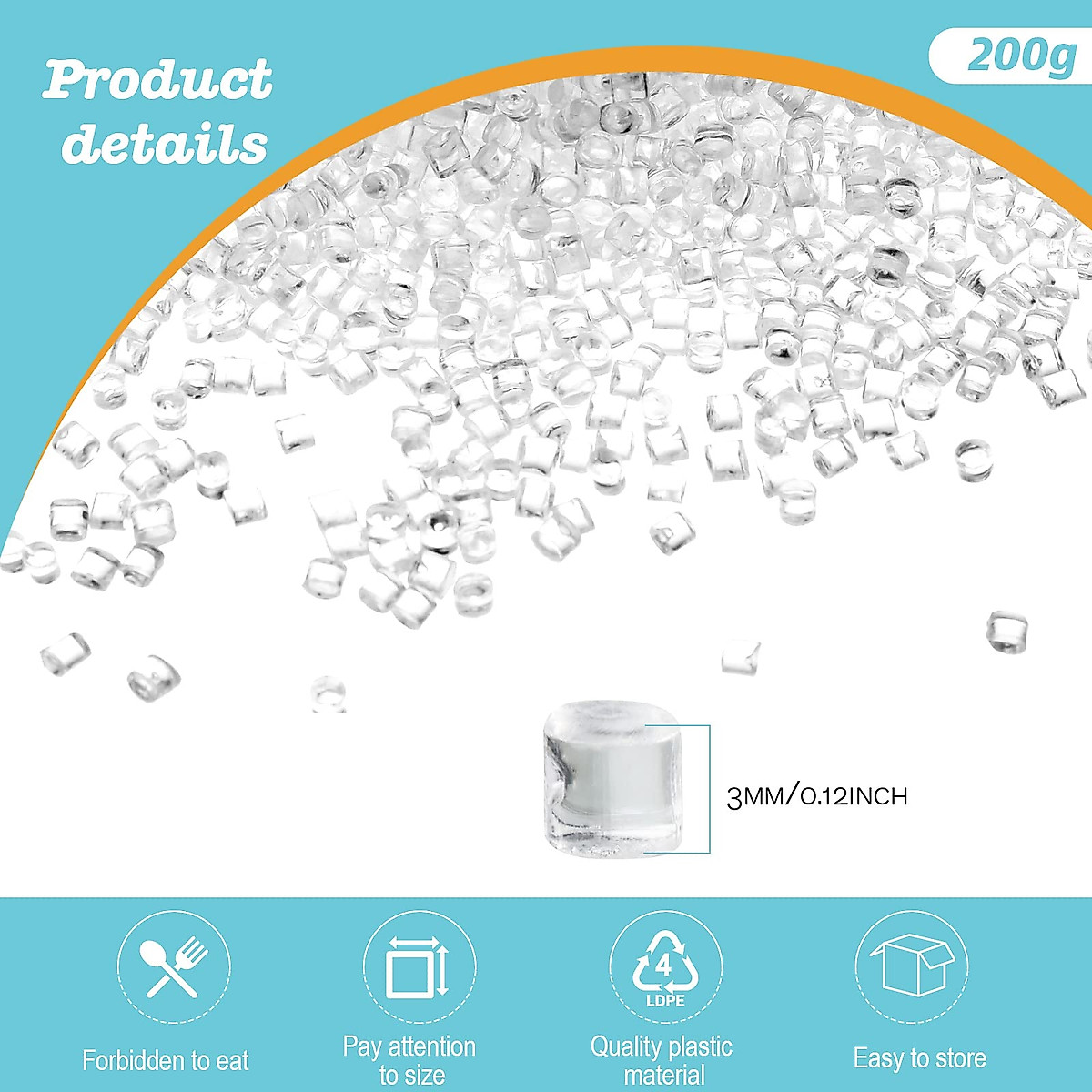 Waydress 200g Fakes Ice Cubes Miniature Dollhouse Clear Plastic Ice Cubes Doll House for Dollhouse Cups Sprinkle Decorations Fake Cake Dessert Beer Drinks Kitchen Food Accessories