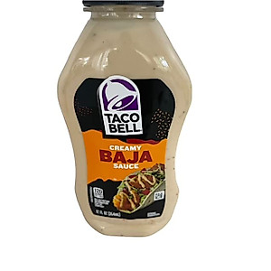 12 Oz Taco Bell Creamy Chipotle Sauce & 12 Oz Taco Bell Creamy Baja Sauce